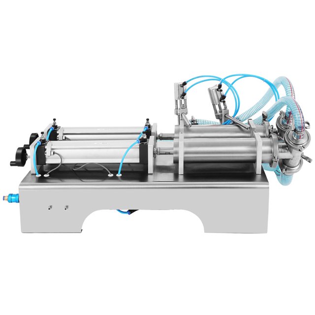 VEVOR Pneumatic Liquid Filling Machine, Dual Heads, 100-1000ml ...