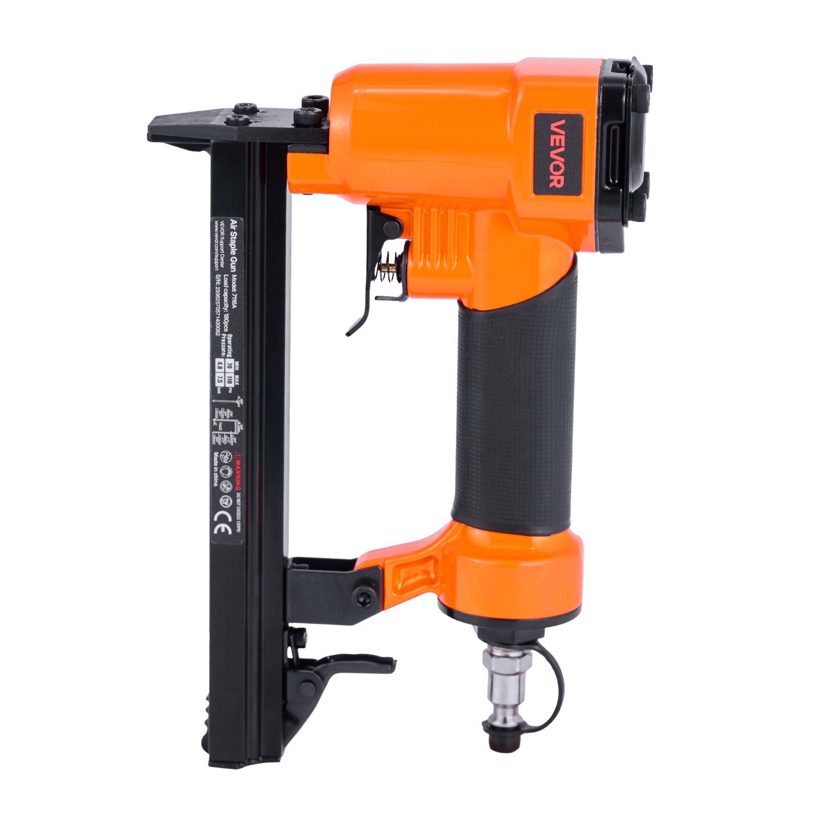 VEVOR Pneumatic Staple Gun, 22 Gauge Pneumatic Upholstery Stapler for ...