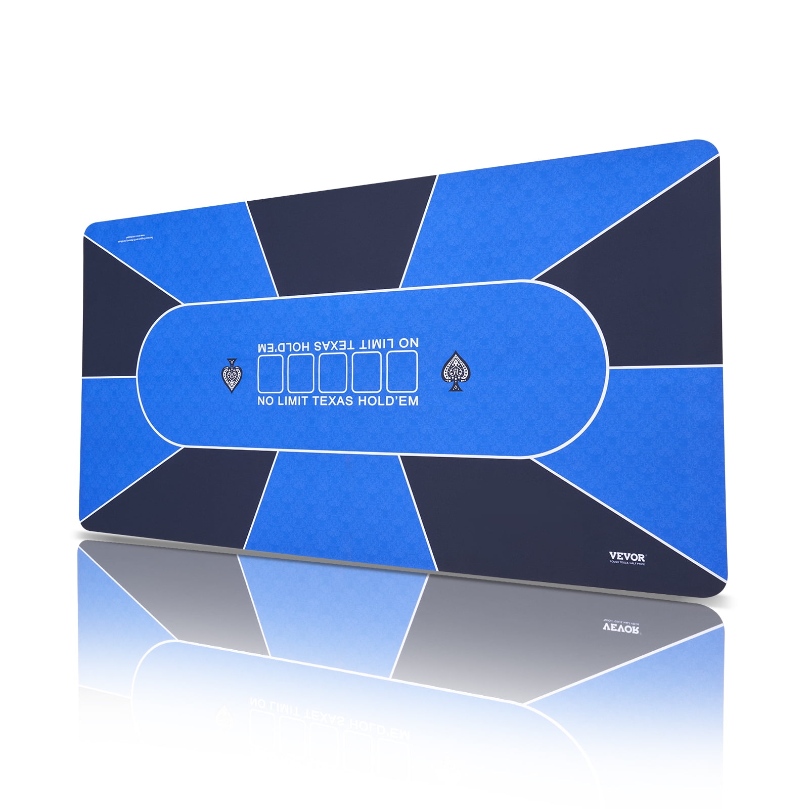 VEVOR Poker Table Top, 70 x 35 Inch Poker Mat for Table, 6-8 Players ...