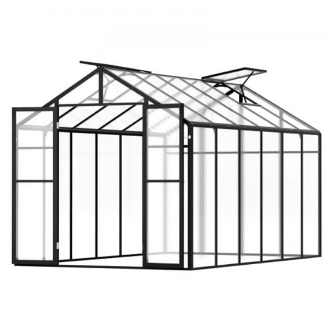 Vevor JTSZWSL8W12F5VOMTV0 8 x 12 ft. Polycarbonate Outdoor Walk-in ...
