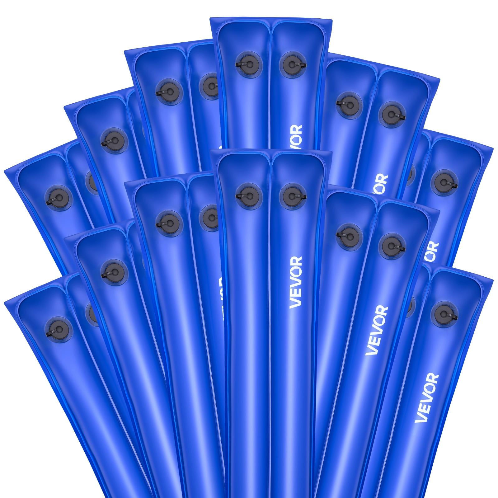 VEVOR Pool Cover Water Bags, 12 Packs 10 Ft, Double Chamber Pool Cover ...