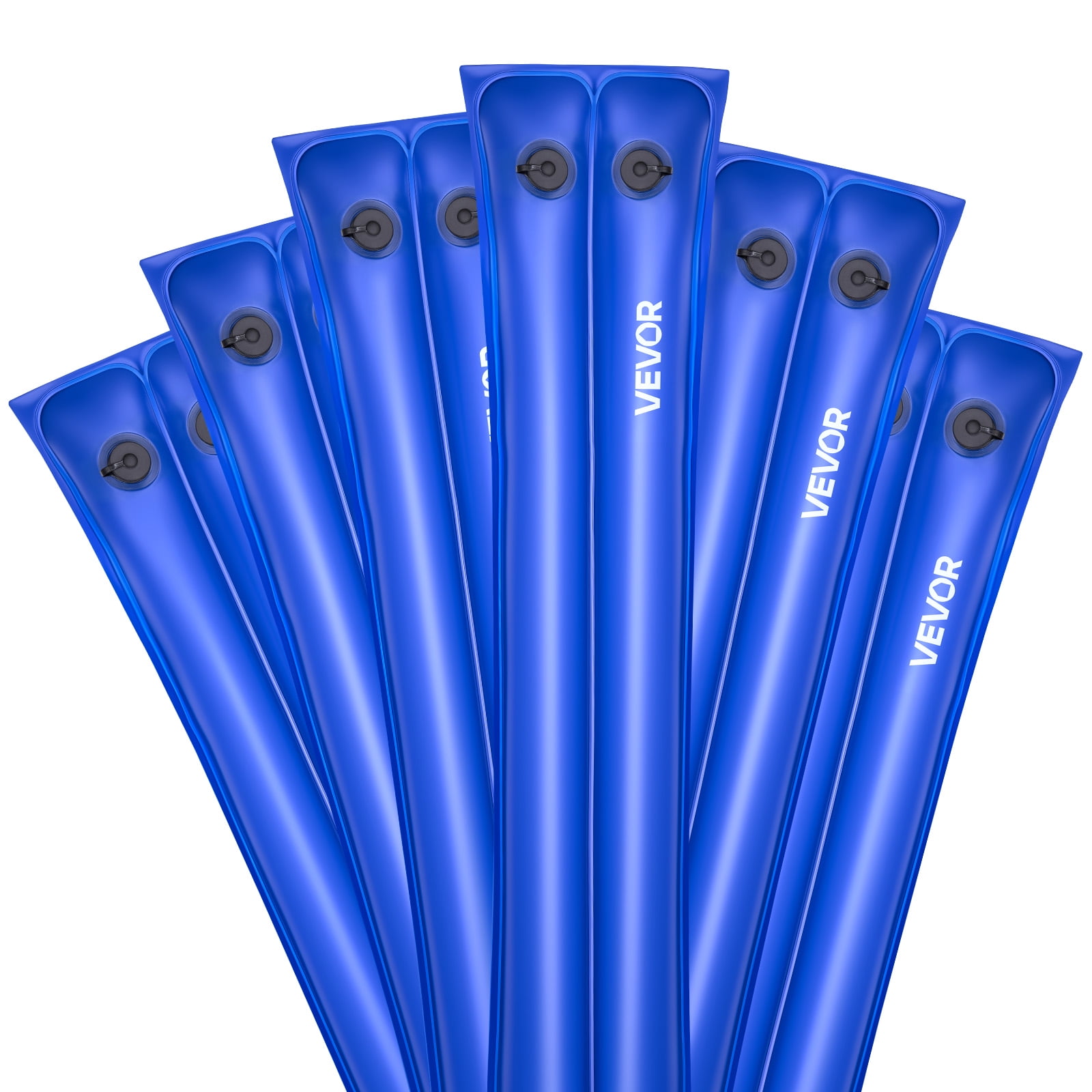 VEVOR Pool Cover Water Bags, 6 Packs 8 Ft, Double Chamber Pool Cover ...