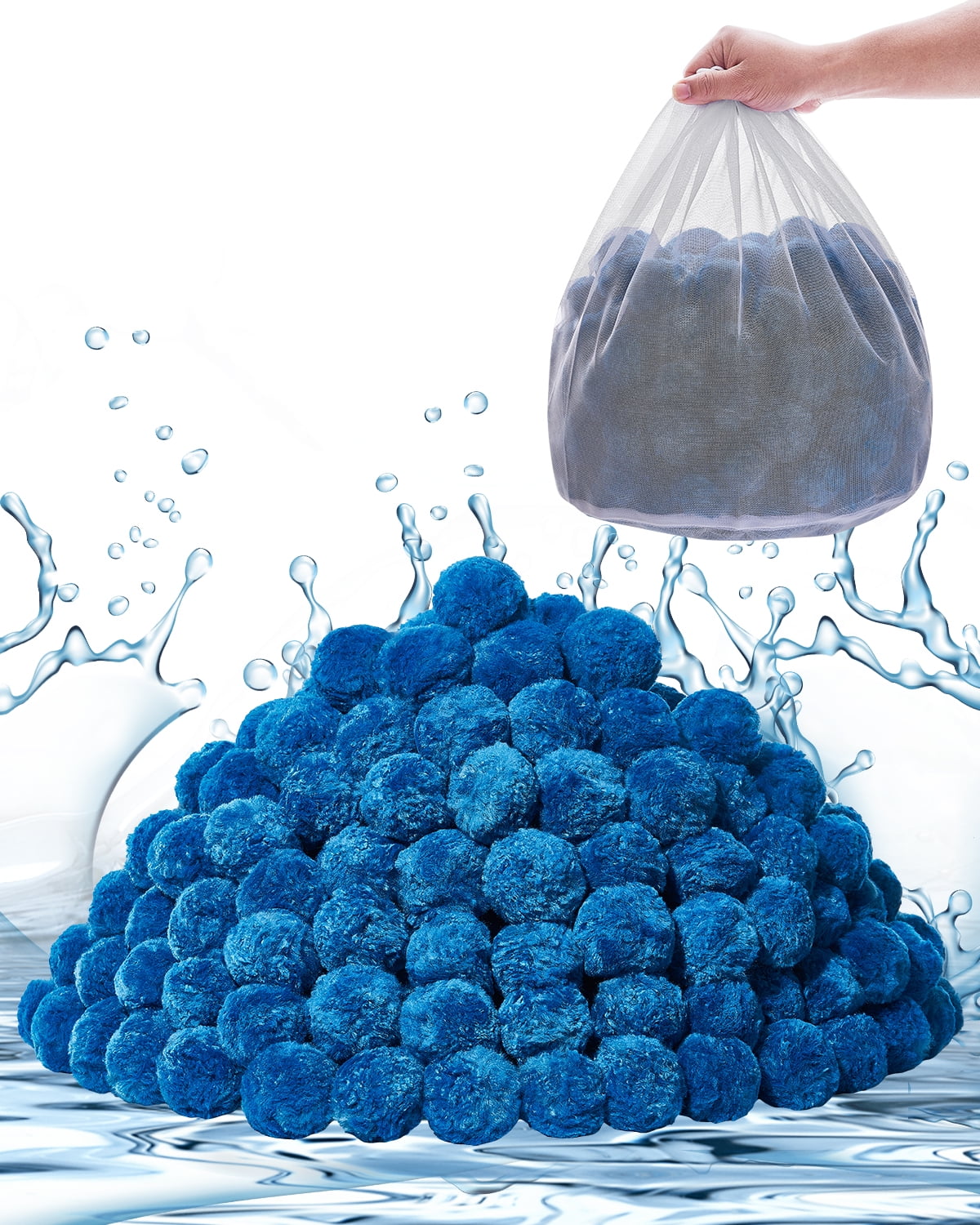 VEVOR Pool Filter Balls for Sand Filter, 4 lbs, Filter Balls Replace ...