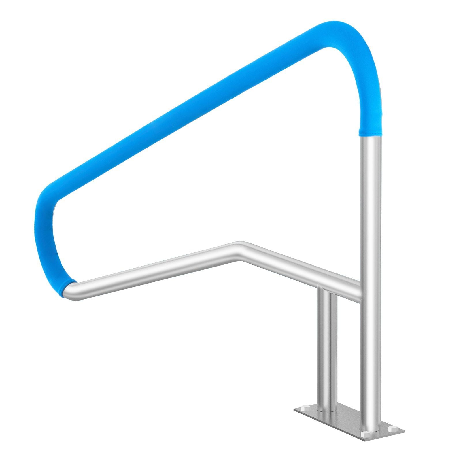 VEVOR Pool Handrail, 55 x 32 inch Pool Railing, Stainless Steel with ...