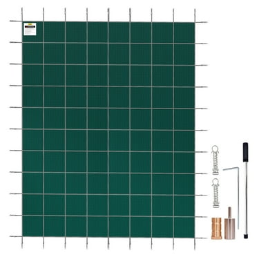 BENTISM Pool Safety Cover Inground Pool Cover 18x42ft, Rectangle Safety ...