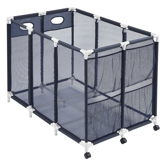 VEVOR Pool Storage Bin, 47.2 x 30.2 x 34 in, Rolling Pool Float Storage ...