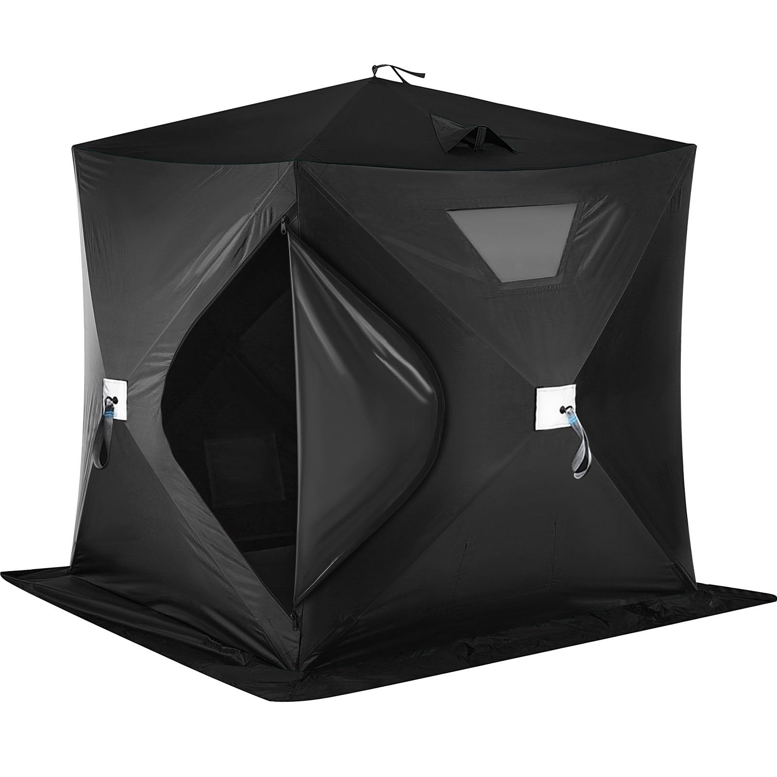 VEVOR Pop-Up Ice Fishing Shelter for 2-3 Persons - Portable, Insulated ...