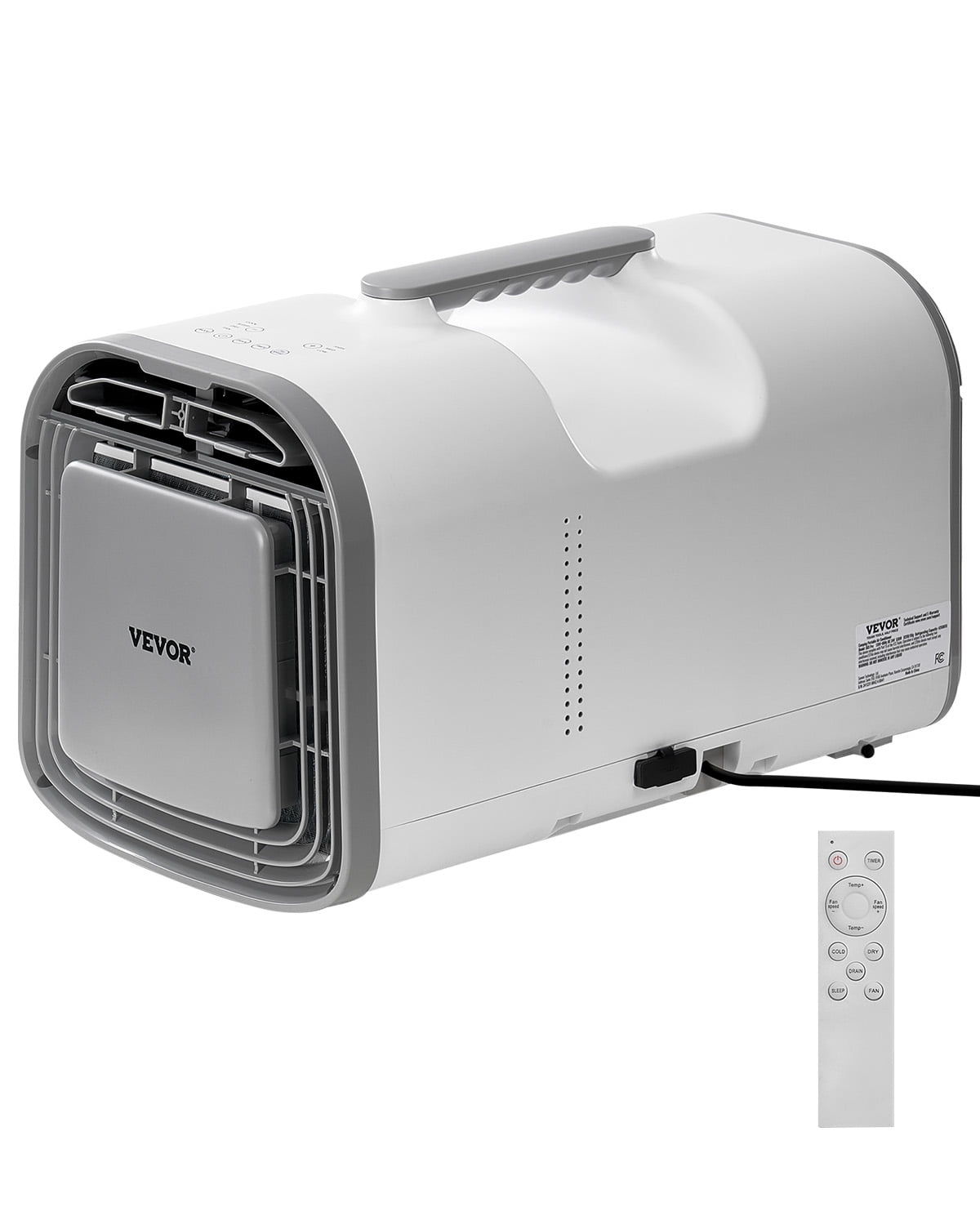VEVOR Portable Air Conditioner, 4250 BTU 3-Speed Air Conditioning Unit ...