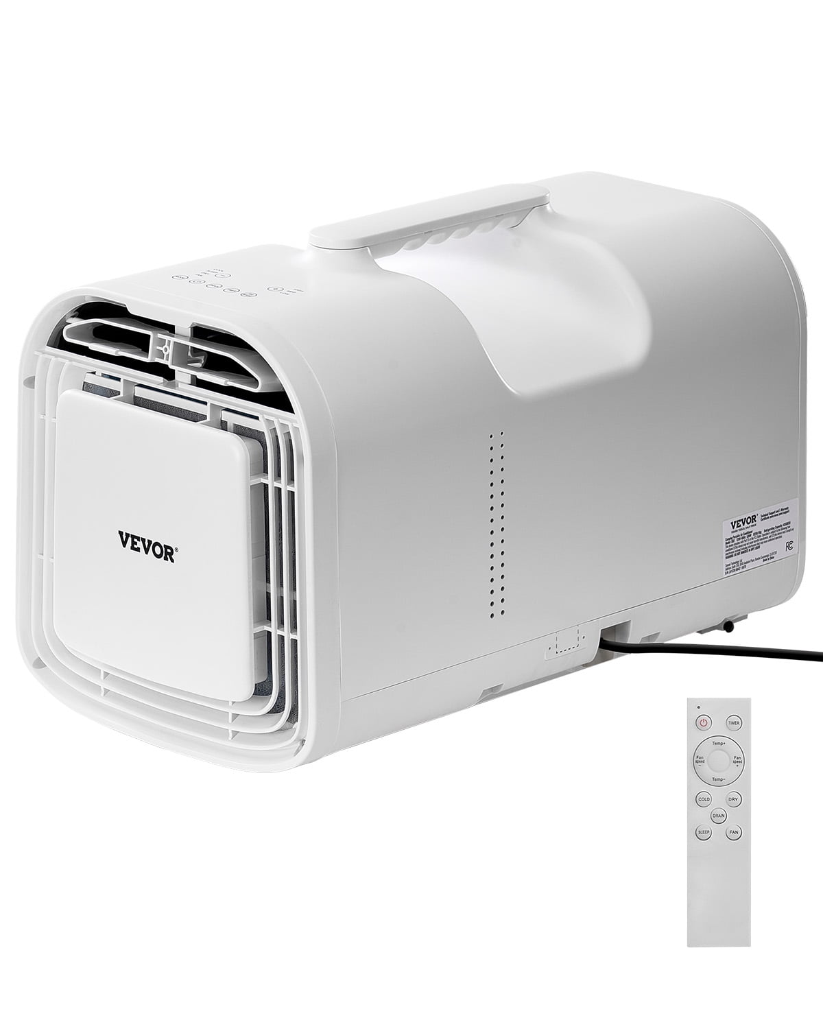 VEVOR Portable Air Conditioner, 4250 BTU 3-Speed Air Conditioning Unit ...