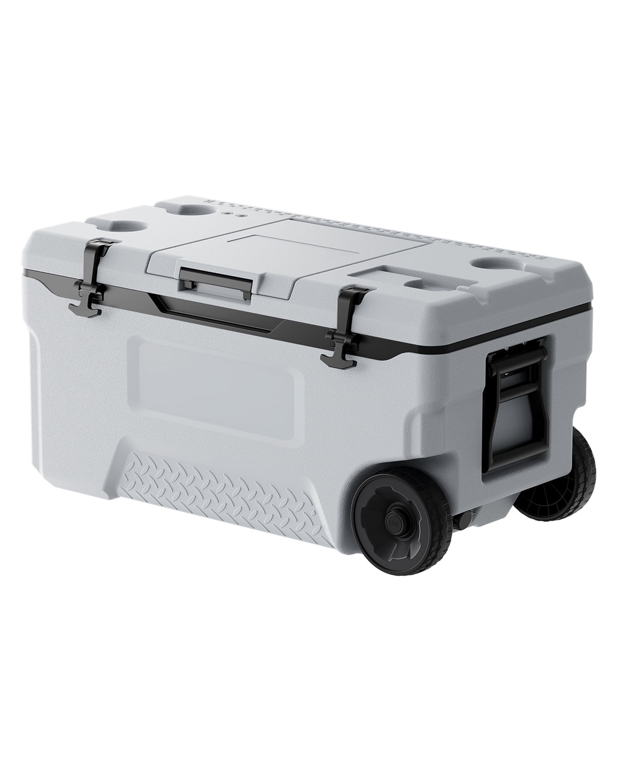 VEVOR Portable Cooler, 74 QT Wheeled Cooler with Ice Retention, Heavy ...