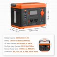 VEVOR Portable Power Station, Solar Generator 296Wh Lithium Battery ...