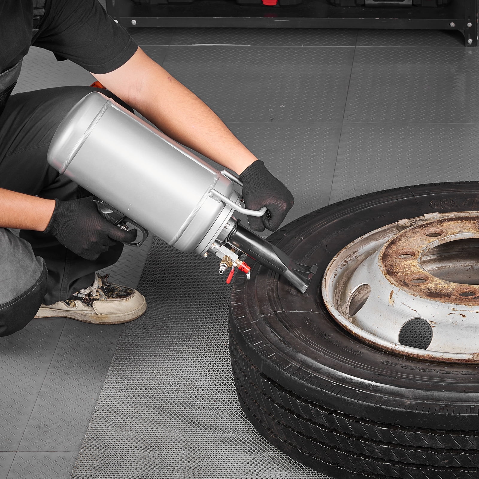 VEVOR Portable Tire Bead Seater, 1.6 Gal / 6 L Air Bead Blaster ...