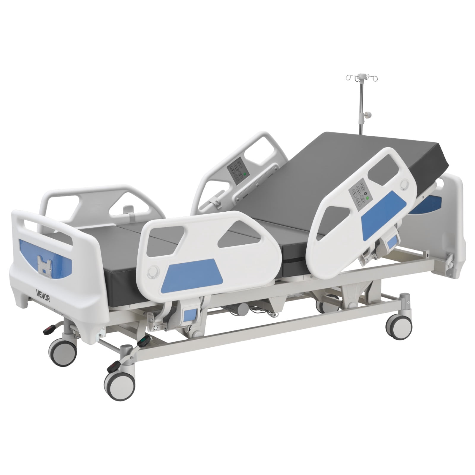 VEVOR Premium 5 Function Full Electric Hospital Bed, ICU Medical Bed ...