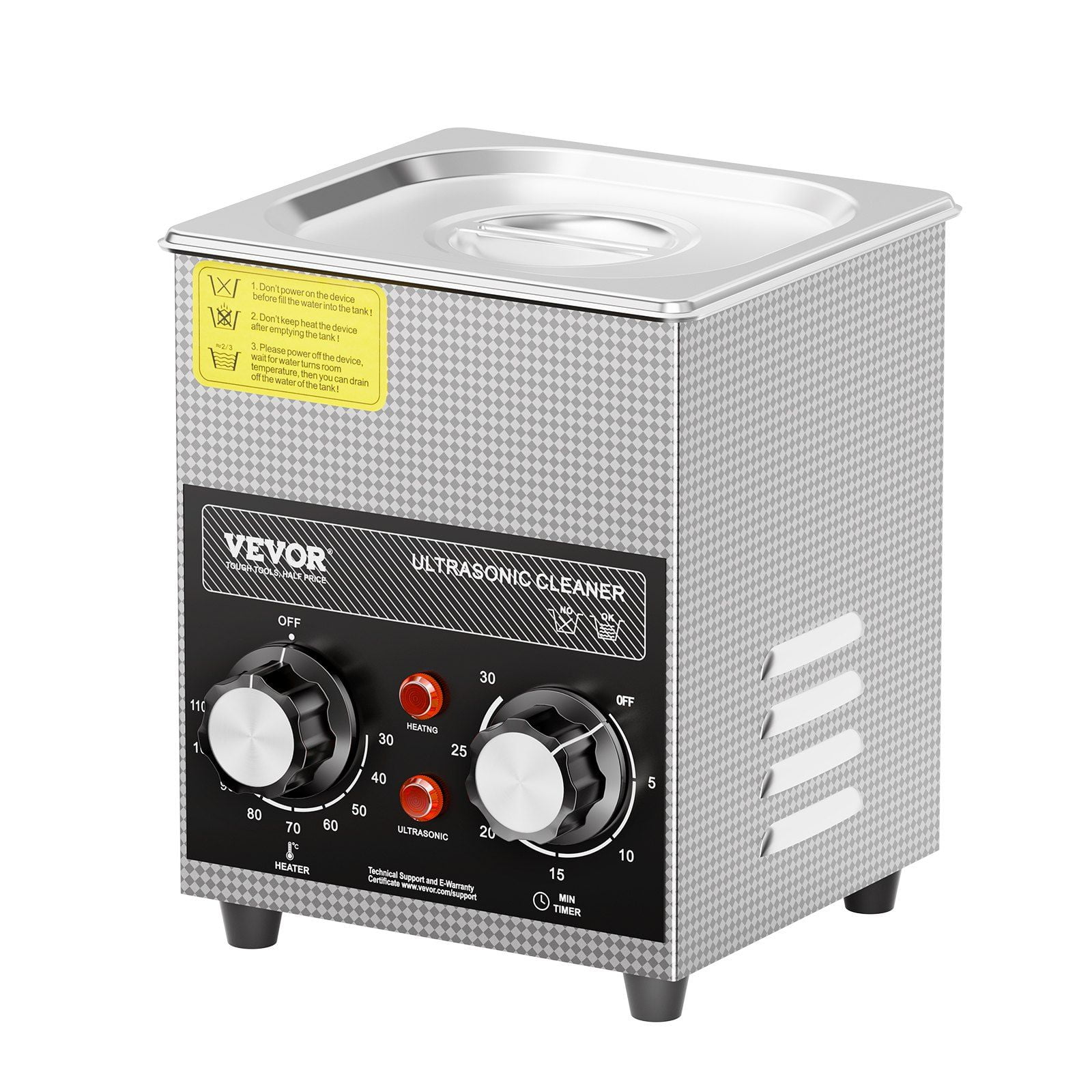 VEVOR Professional Jewelry Cleaning Machine, 2L Jewelry Cleaner ...