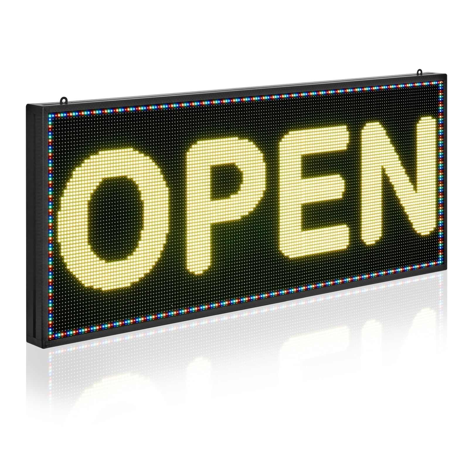 VEVOR Programmable LED Sign, P6 Full Color Flexible Digital Scrolling ...
