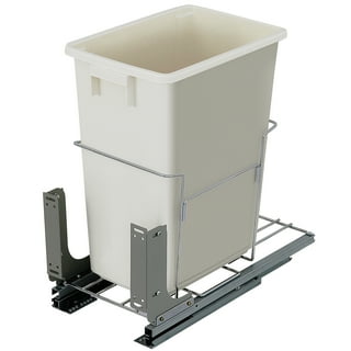 FEDWB 975W KV Door Mounted Waste Bin For Vanity 9 qt., White - Walmart.com