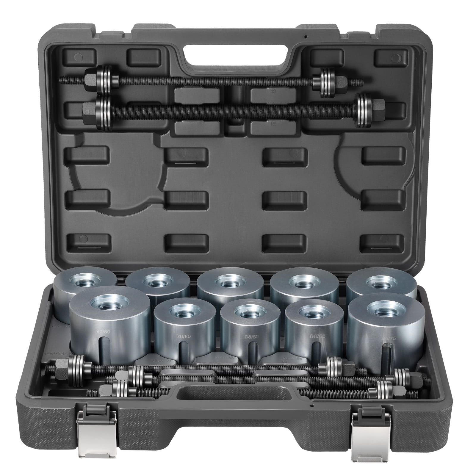 VEVOR Pull and Press Sleeve Kit, 27 PCS, Steel Bush Removal Insertion ...