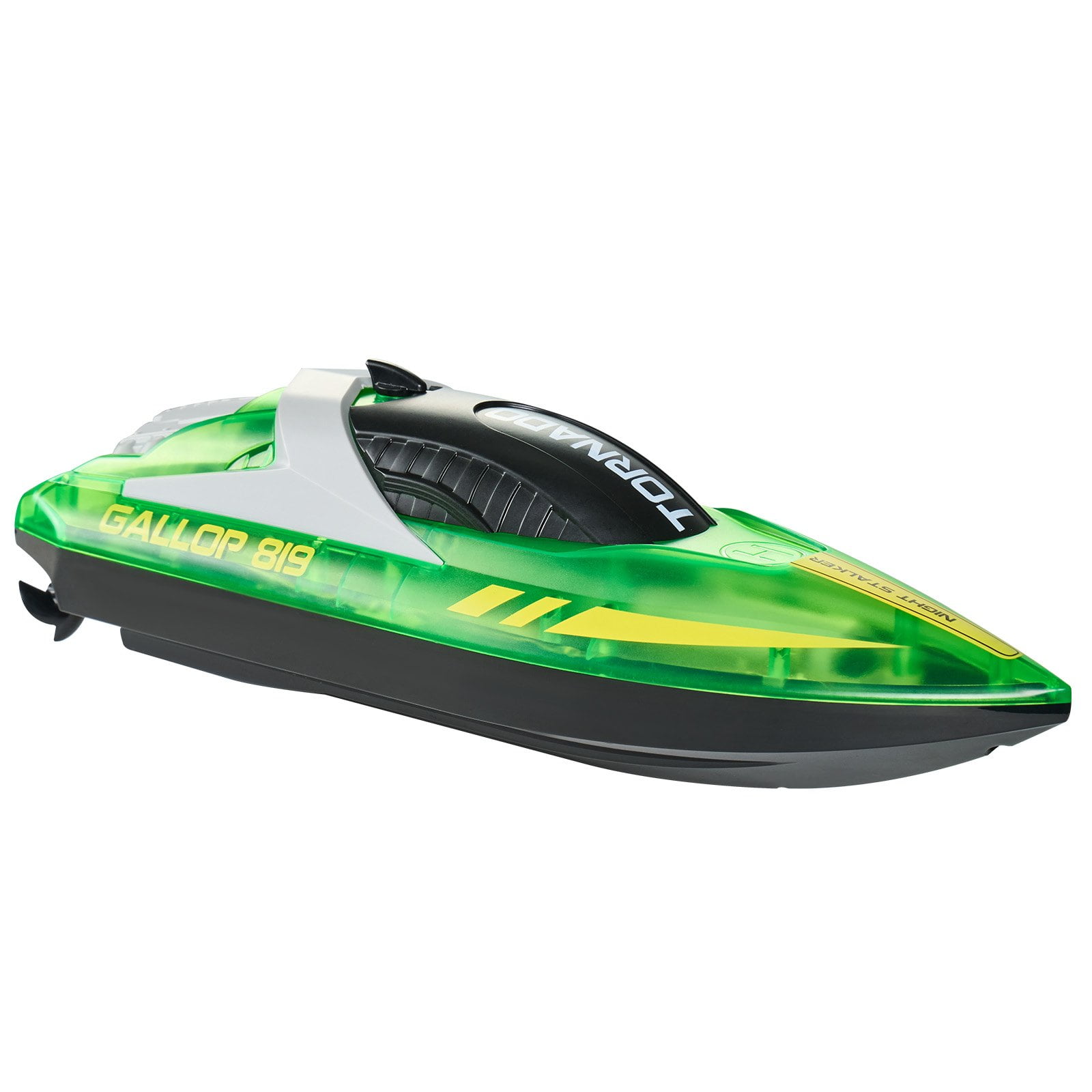VEVOR RC Boat, 2.4GHz Remote Control Racing Boat, 12 km/h, Green ...