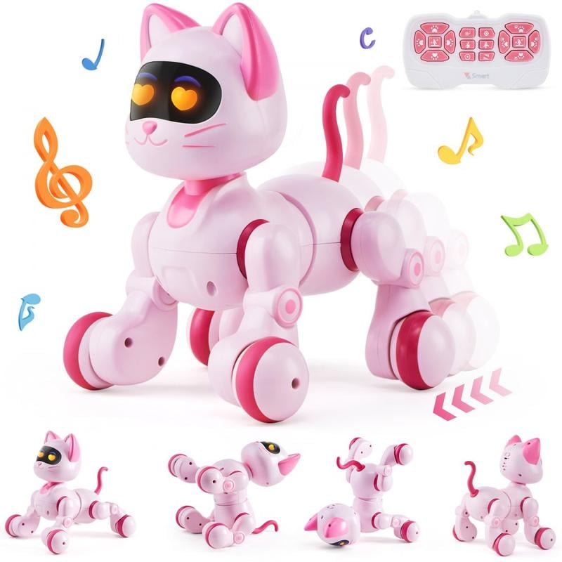 VEVOR RC Robot Cat Toy for Kid Talking Dancing Touch Remote Control ...