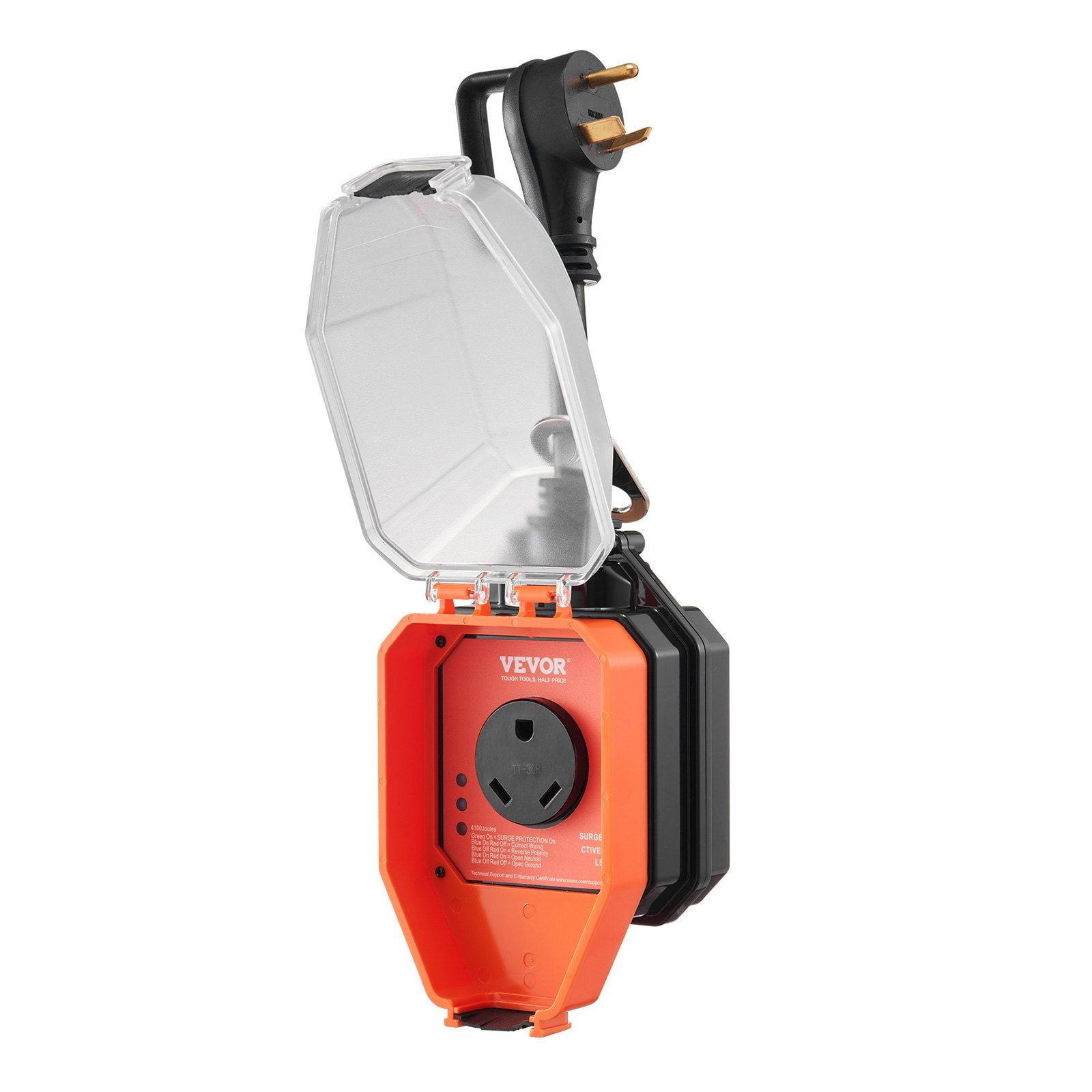 VEVOR RV Surge Protector, 30 Amp, 4100 Joules RV Voltage Protector ...