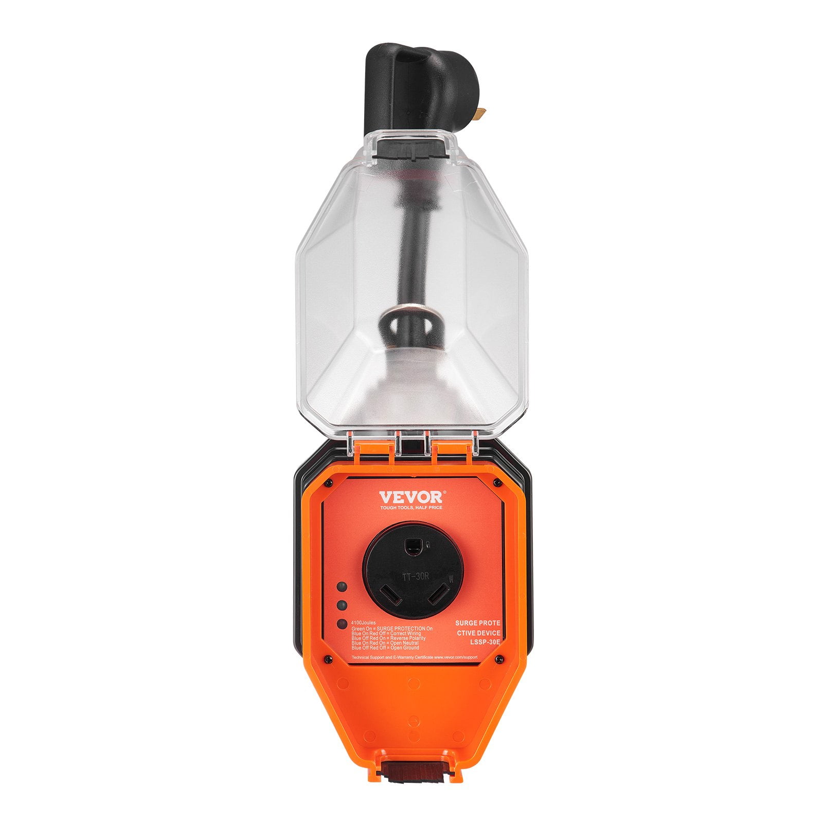 VEVOR RV Surge Protector - 30 Amp, 4100 Joules Voltage Protector ...