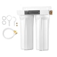 VEVOR RV Water Filtration System, 2-Cartridge Water Filter System for ...