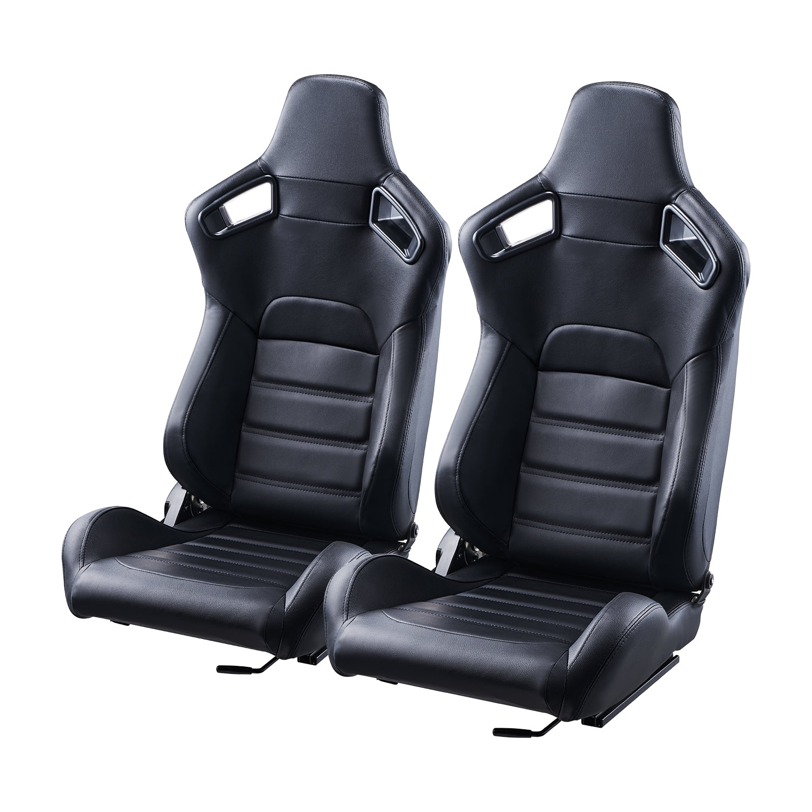VEVOR Racing Seat, 2 Set, Adjustable Racing Cockpit with Wide Angle ...