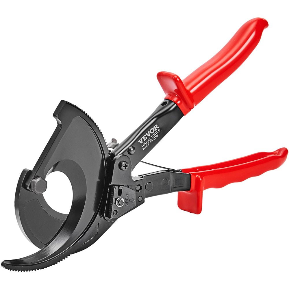 VEVOR Ratcheting Cable Cutter, 11" Wire Cutter Heavy Duty with Gloves ...
