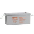 VEVOR Rechargeable AGM Marine Battery, 12V 200Ah, 1400A Current, Off ...