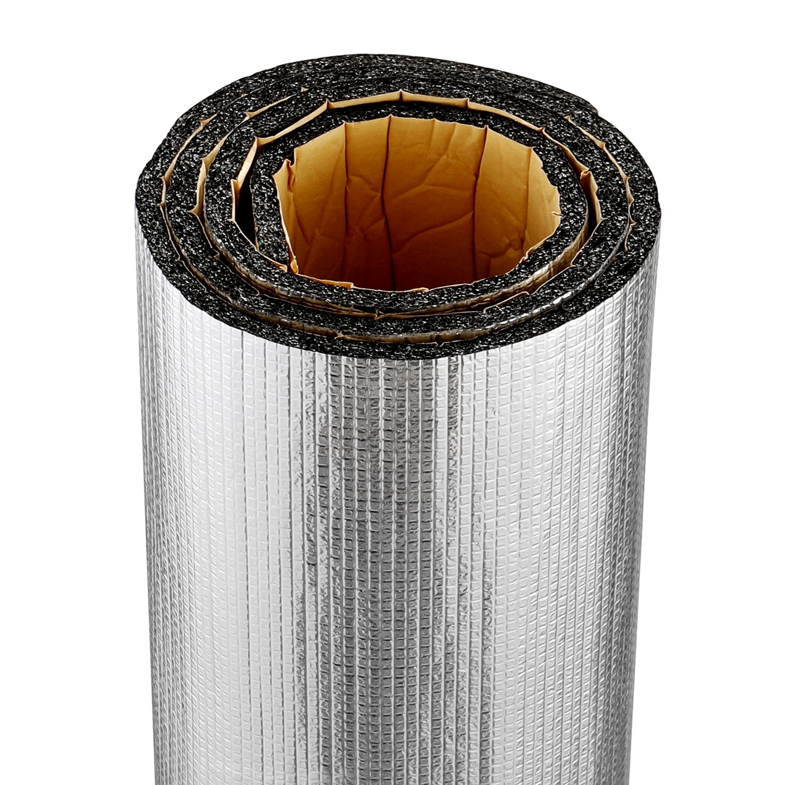 VEVOR Reflective Insulation Roll, XPE Foam Core Radiant Barrier, 10.3 ...