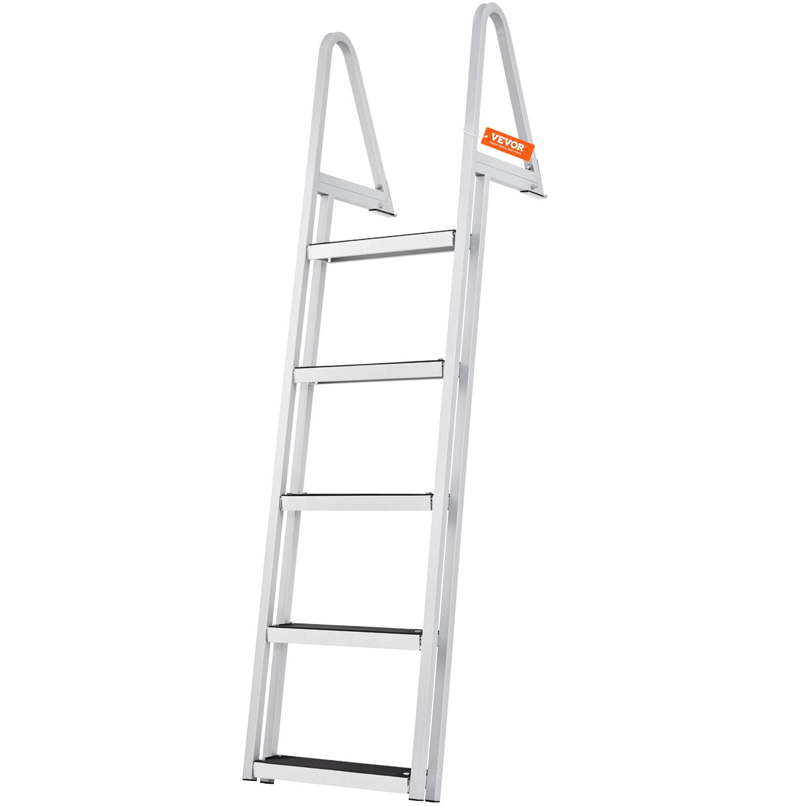 VEVOR Removable 5-Step Dock Ladder - 350 lbs Capacity, Aluminum Alloy ...
