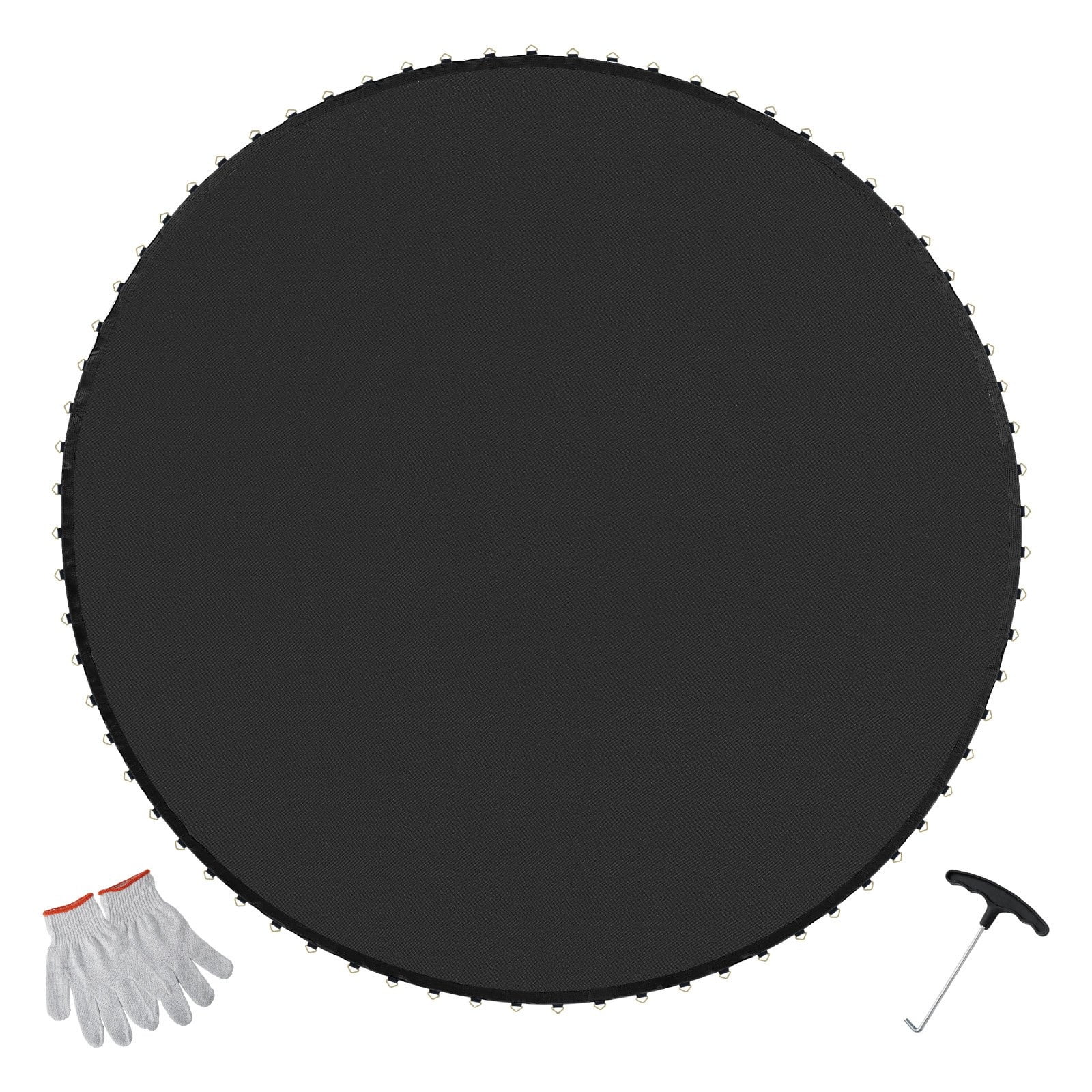 VEVOR Replacement Trampoline Mat for 12ft Frame with 72 V-Rings & 5.5 ...
