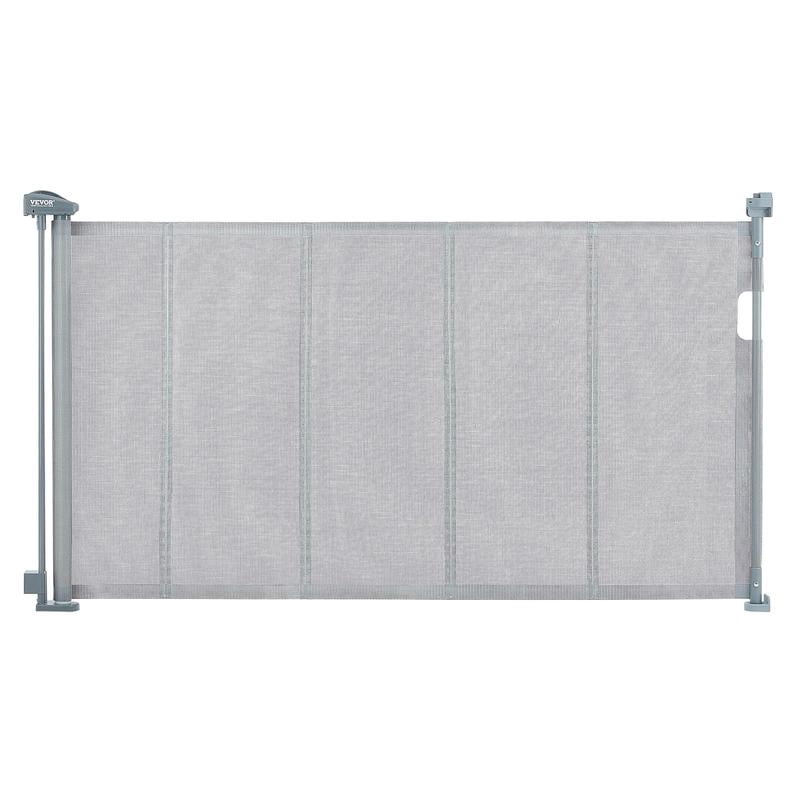 VEVOR Retractable Baby Gate, 34.2" Tall Mesh Baby Gate, Extends up to ...