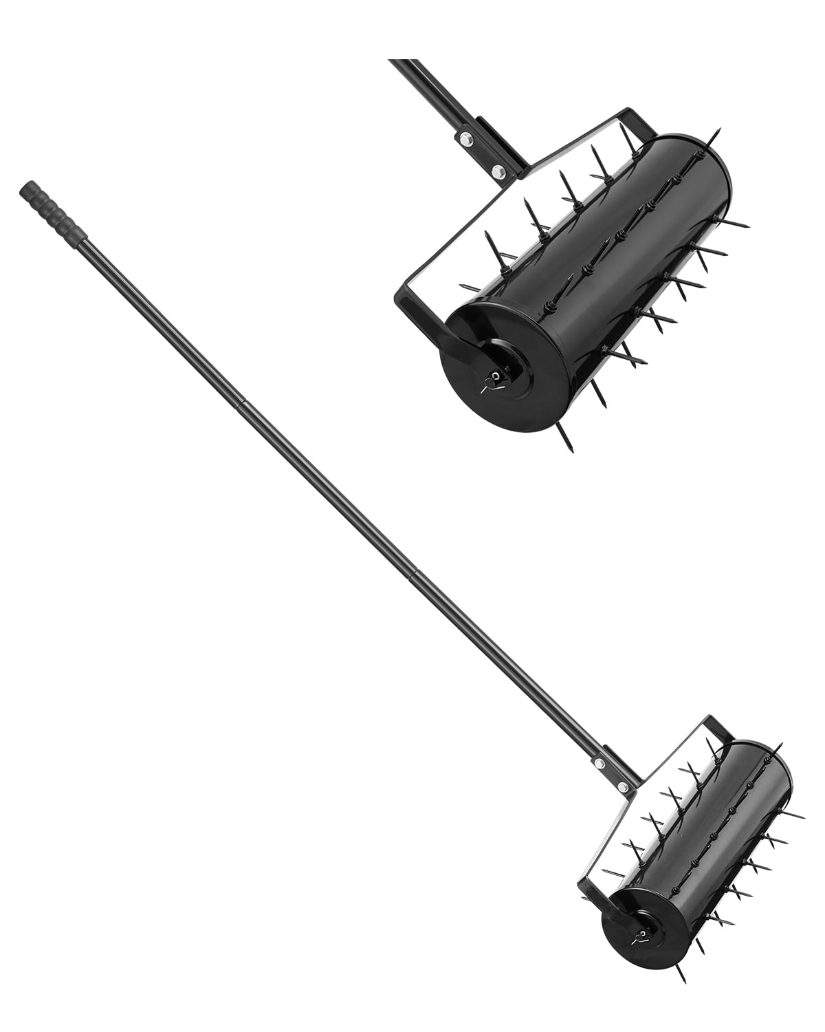 VEVOR Rolling Lawn Aerator, 21-inch Heavy-Duty Manual with Detachable ...