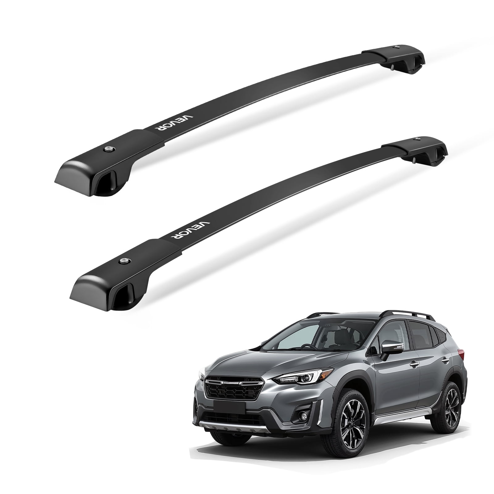 VEVOR Roof Rack Cross Bars, 200 LBS Load Capacity, Compatible with ...