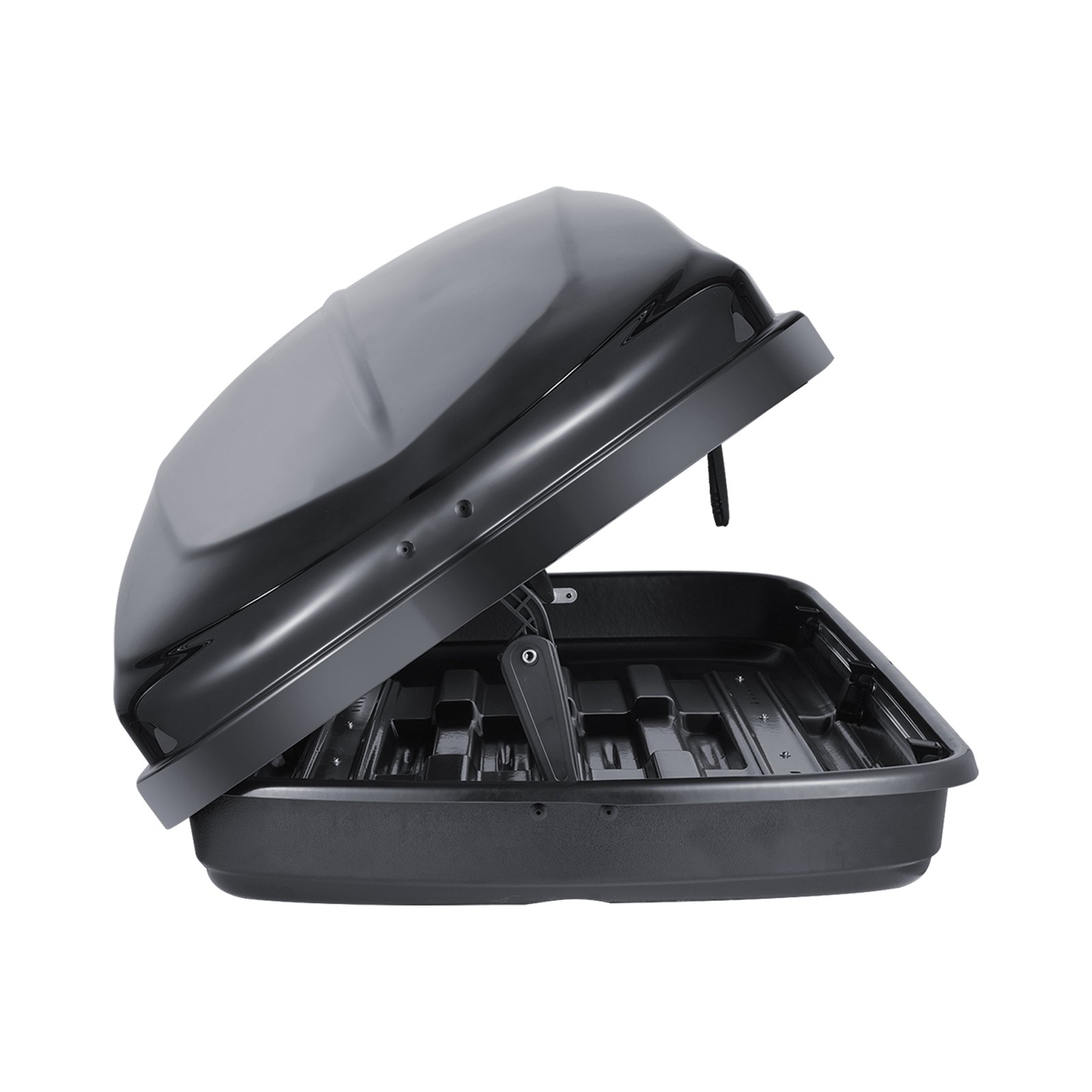 VEVOR Rooftop Cargo Carrier, 8 Cubic Feet Luggage Storage Box, Durable ...