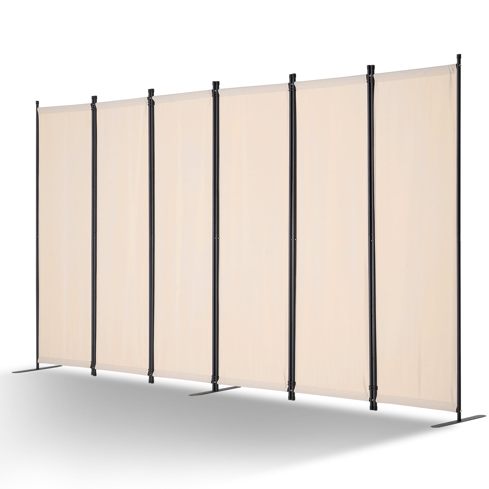 VEVOR Room Divider, 6 Panel Room Divider, Folding Privacy Screen and ...