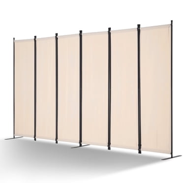 Jostyle 6ft Tall Extra Wide Freestanding Room Divider, Indoor Privacy ...