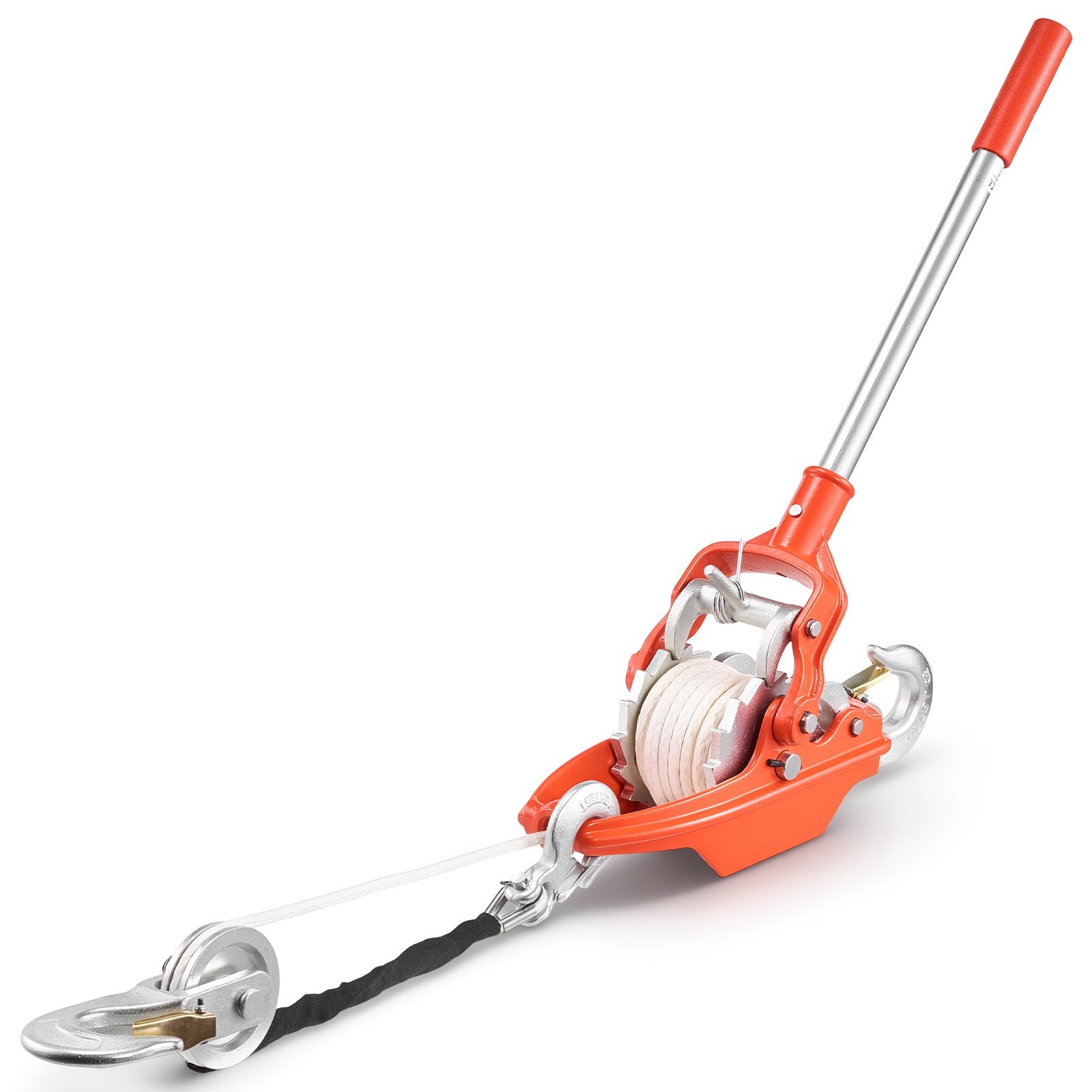 VEVOR Rope Puller, 6614 lbs Pulling Capacity, Heavy Duty Ratchet Power ...
