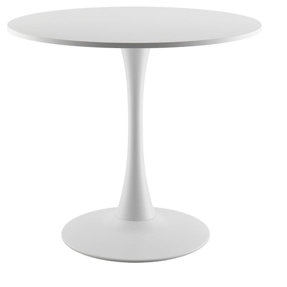 VEVOR Round Dining Table, 31.5 in Wood Table for 2-4 Person, Modern ...