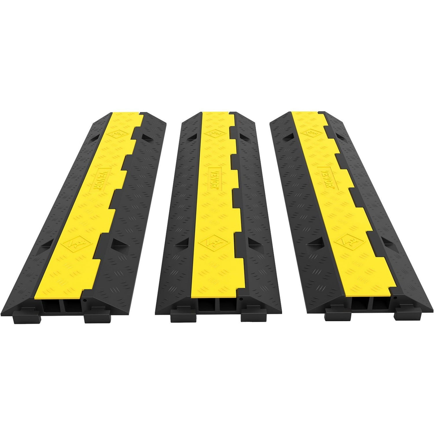 VEVOR Rubber Cable Protectors Heavy Duty Wire Hose Cord Protective ...