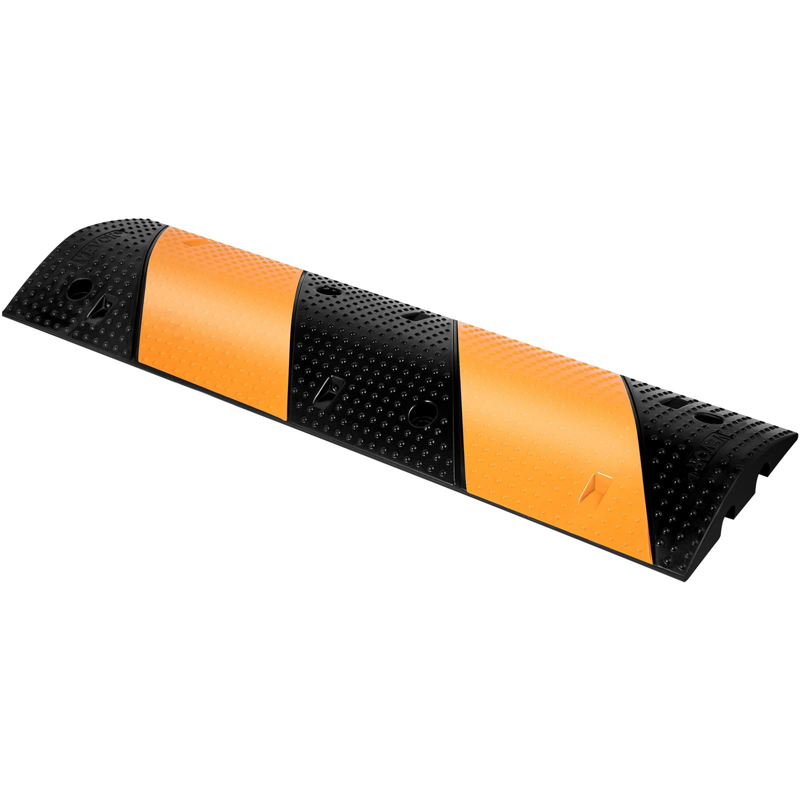 VEVOR Rubber Speed Bump, 2 Pack 2 Channel Speed Bump Hump, 40.2" Long ...