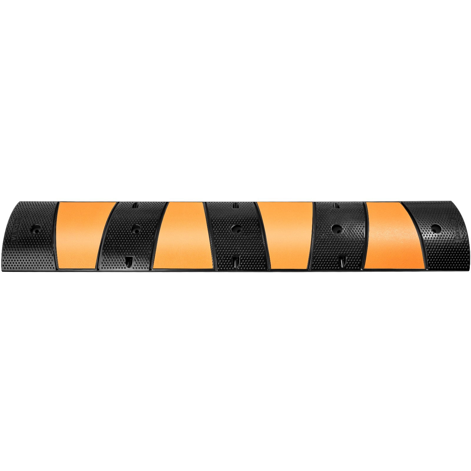 VEVOR Rubber Speed Bump, 2 Pack 2 Channel Speed Bump Hump, 72.8" Long ...