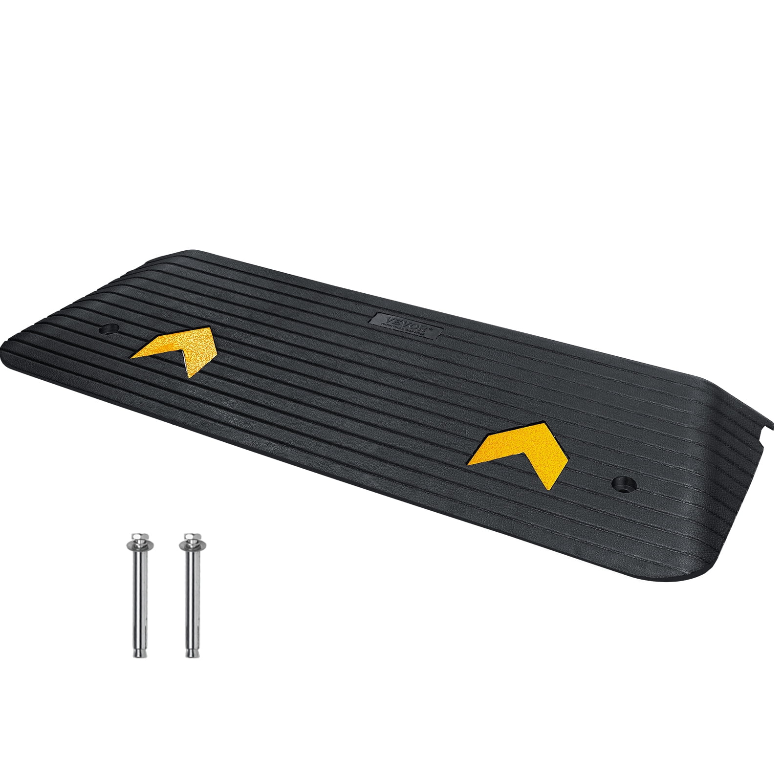 VEVOR Rubber Threshold Ramp,2"Rise Threshold Ramp Doorway, Recycled ...
