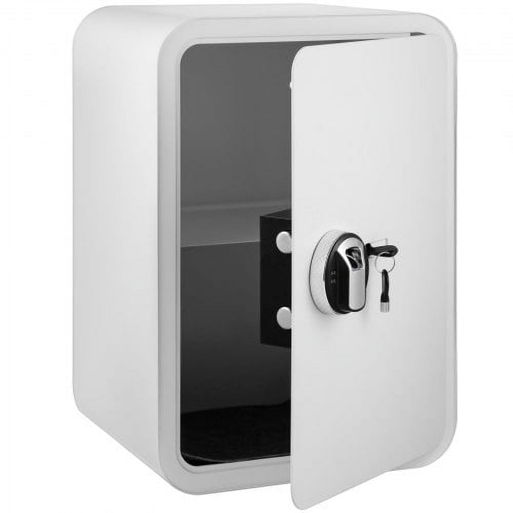VEVOR Safe Box, 1.8 Cubic Feet, Fingerprint & Key Lock, Wall-Mounted ...