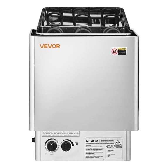 VEVOR Sauna Heater, 4.5KW 240V Electric Sauna Stove, Dry Steam Bath ...