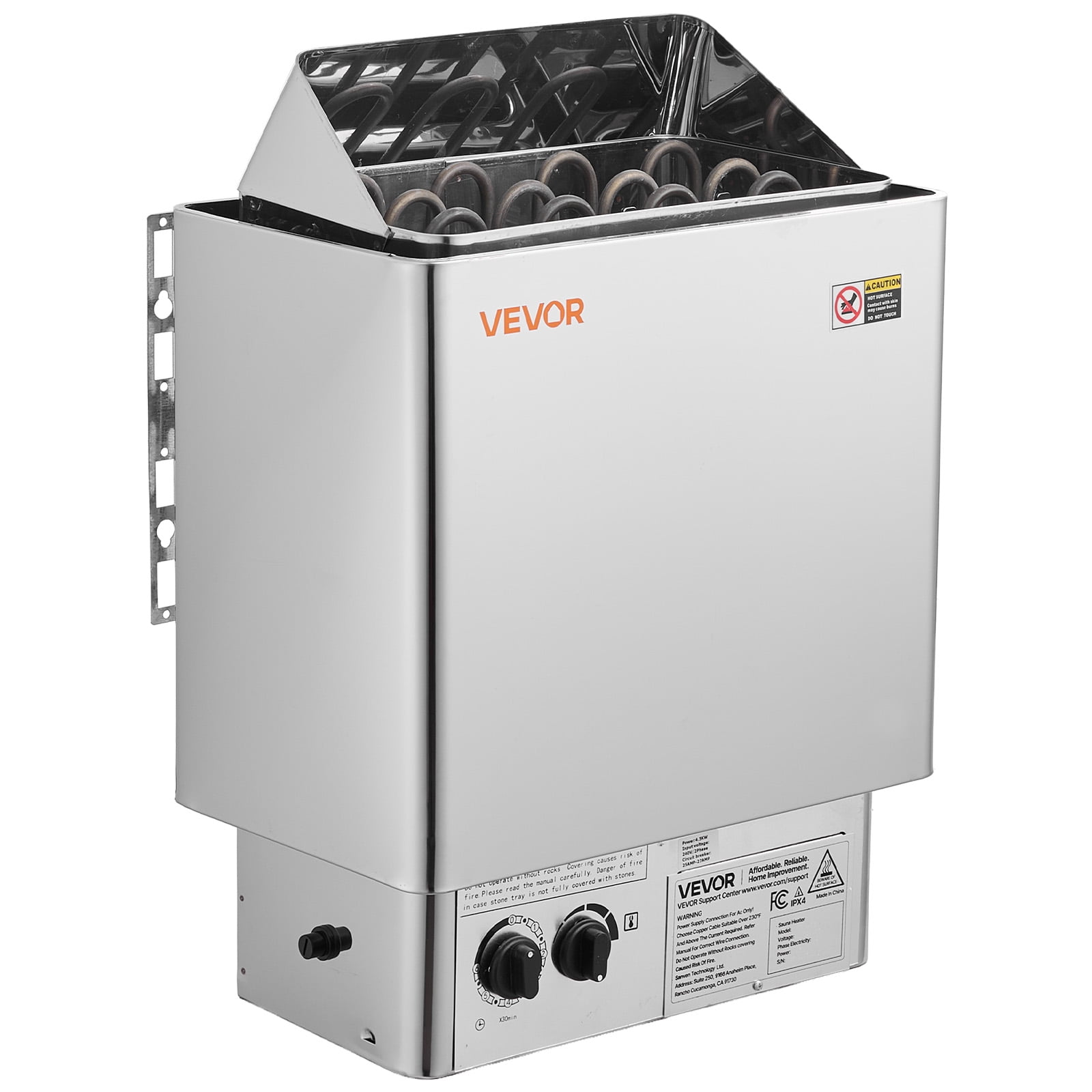 VEVOR Sauna Heater, 6KW 240V Electric Sauna Stove, Dry Steam Bath ...