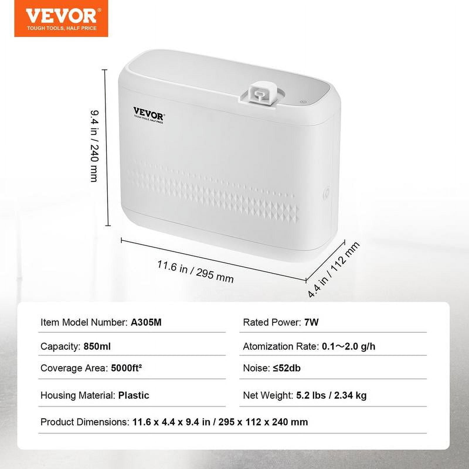 VEVOR Scent Air Machine, 950ml Bluetooth Smart Cold Air Diffuser ...