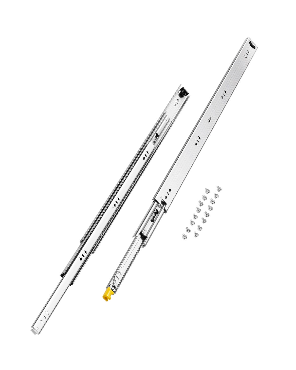 VEVOR Set of Two Drawer Rails, Sizes Ranging from 16 to 60 inches, 250 ...