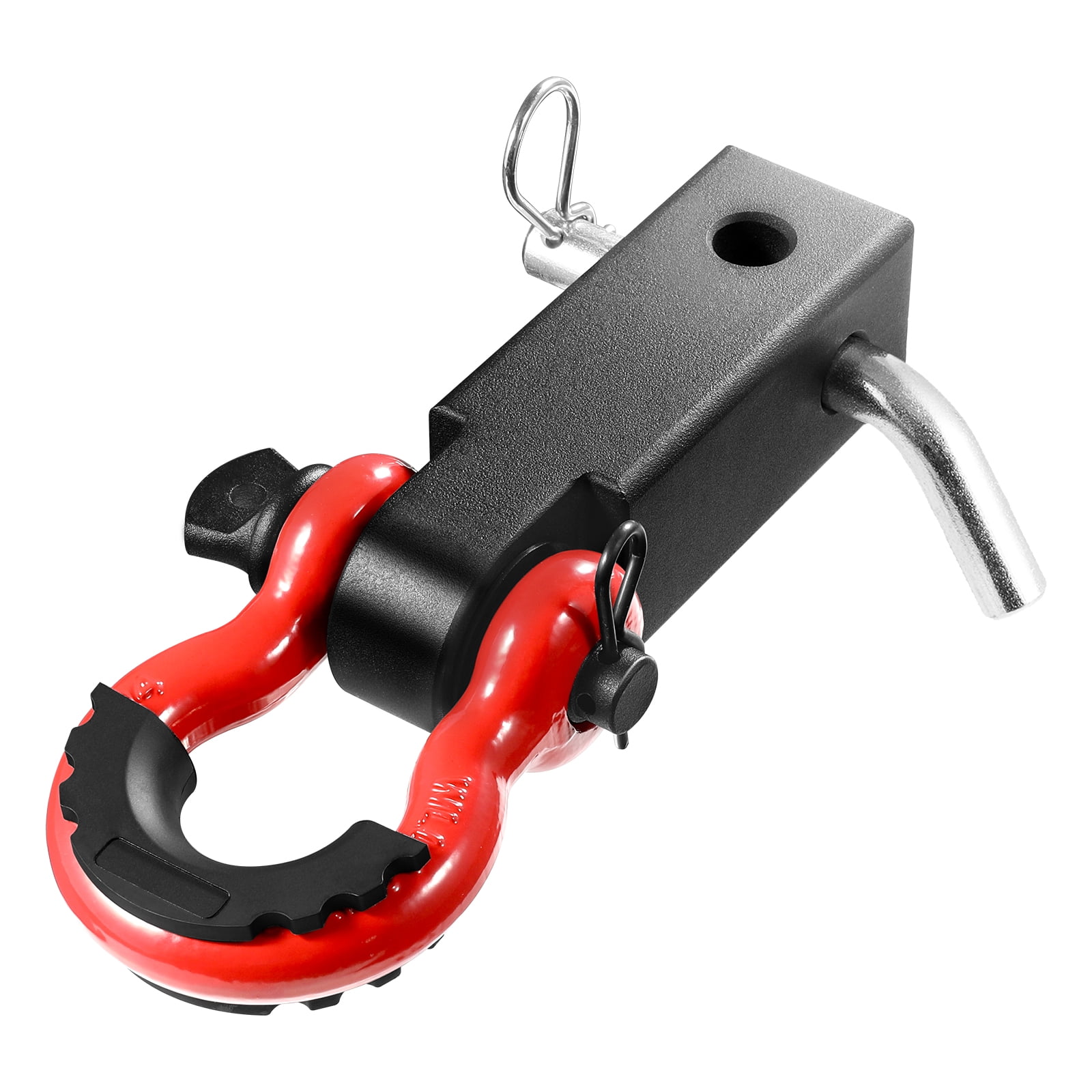 VEVOR Shackle Hitch Receiver, Fits 2" Receivers, 52900 lbs Breaking ...